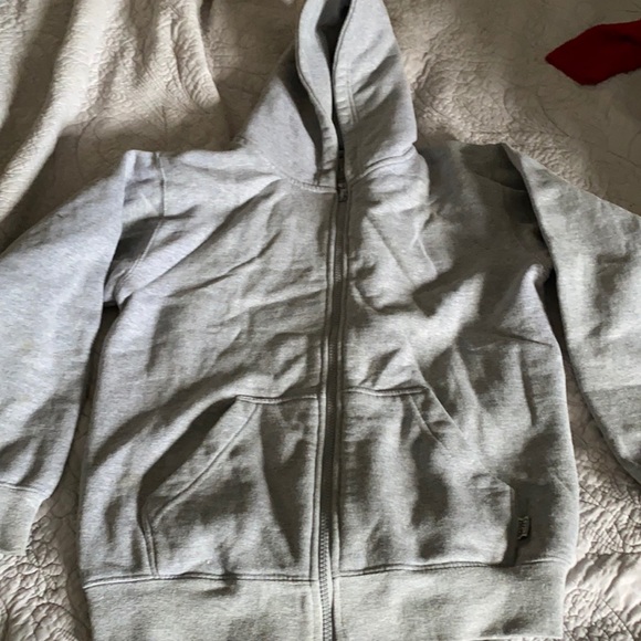Jackets & Coats | Light Grey Zip Up Hoodie | Poshmark